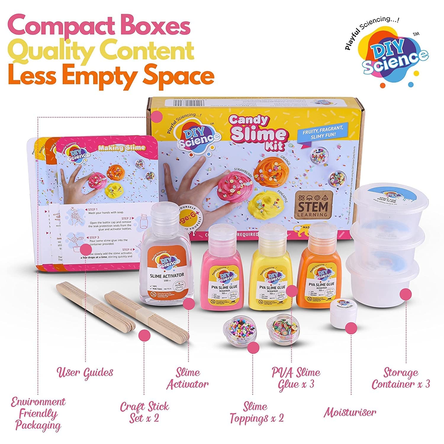 Candy Slime Kit, Premium Slime Making Kit | LODIY DIY SLIME CANDY KIT ...