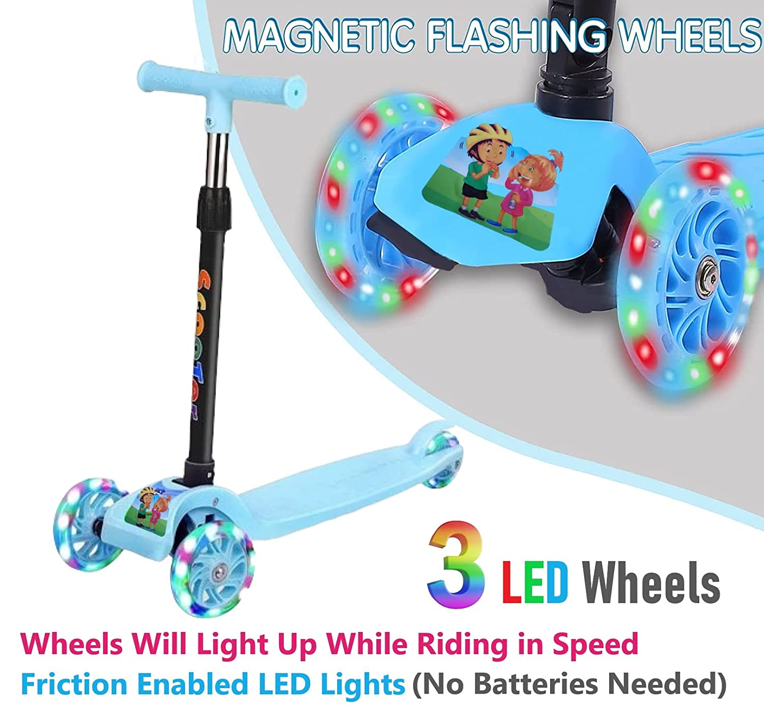 Small Gravity Steering Skate Scooter For Kids | 60kg Weight Capacity ...