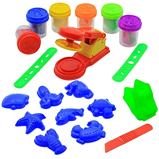 Fun-Doh Super Dough Factory Kids Playing Modelling Clay Set | INT124 S ...
