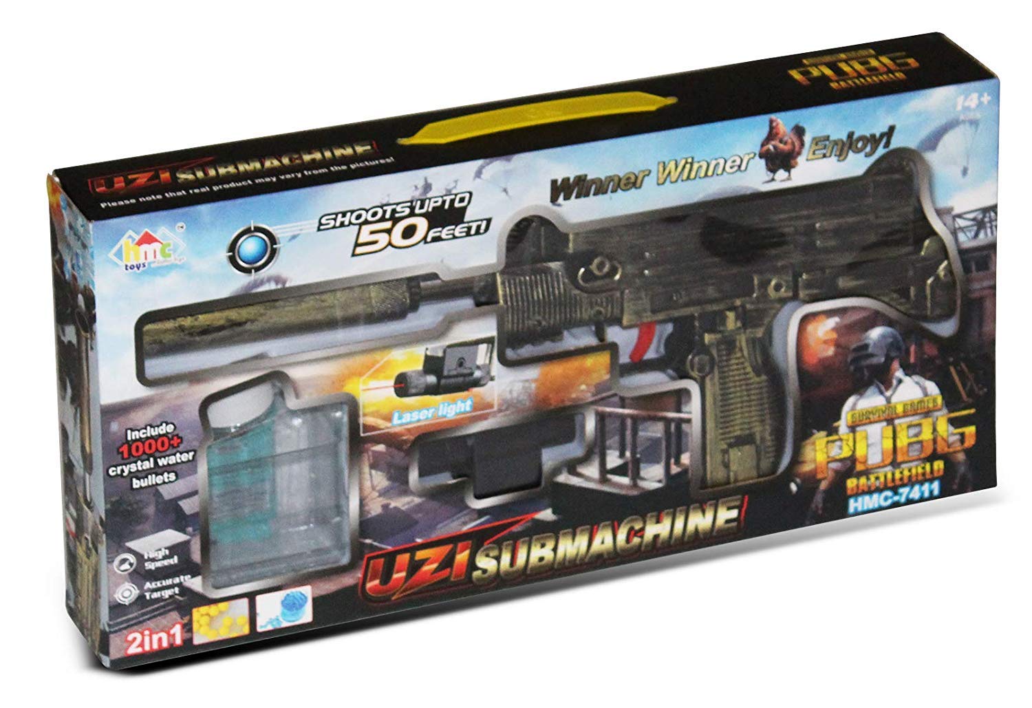 Theme Gun Toys with Assault Rifle, 4X Design Scope, Water and Soft Foa ...