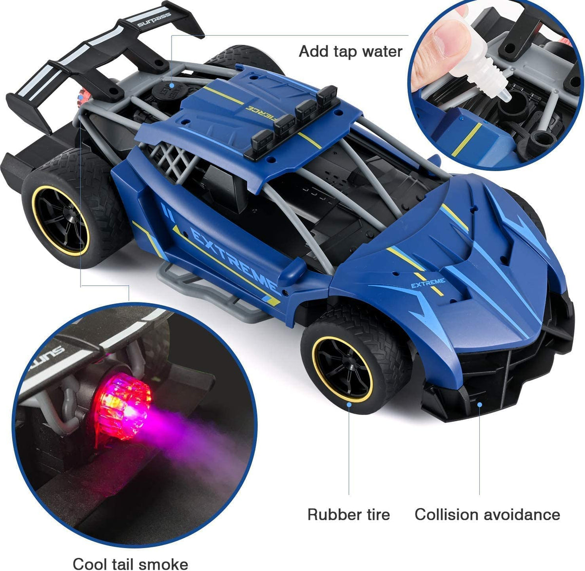 Spray Runner RC car 2.4ghz Remote Control Spray Racing Stunt Car | LO6 ...