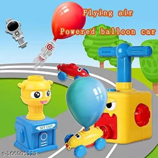 Balloon Launcher for Kids, Power Balloon Car Toy for Kids, Manual Ball ...