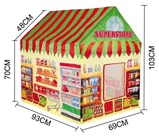 Supermarket Camp N Play Tent for Kids || NX995-7055A SUPER STORE TENT ...