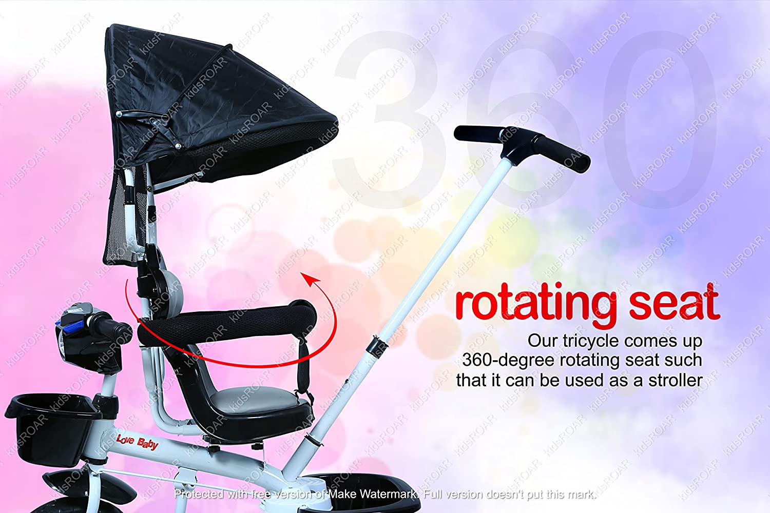 Baby Cycle For Kids | Age 1-5 Years | 573R Tricycle– KidsROAR