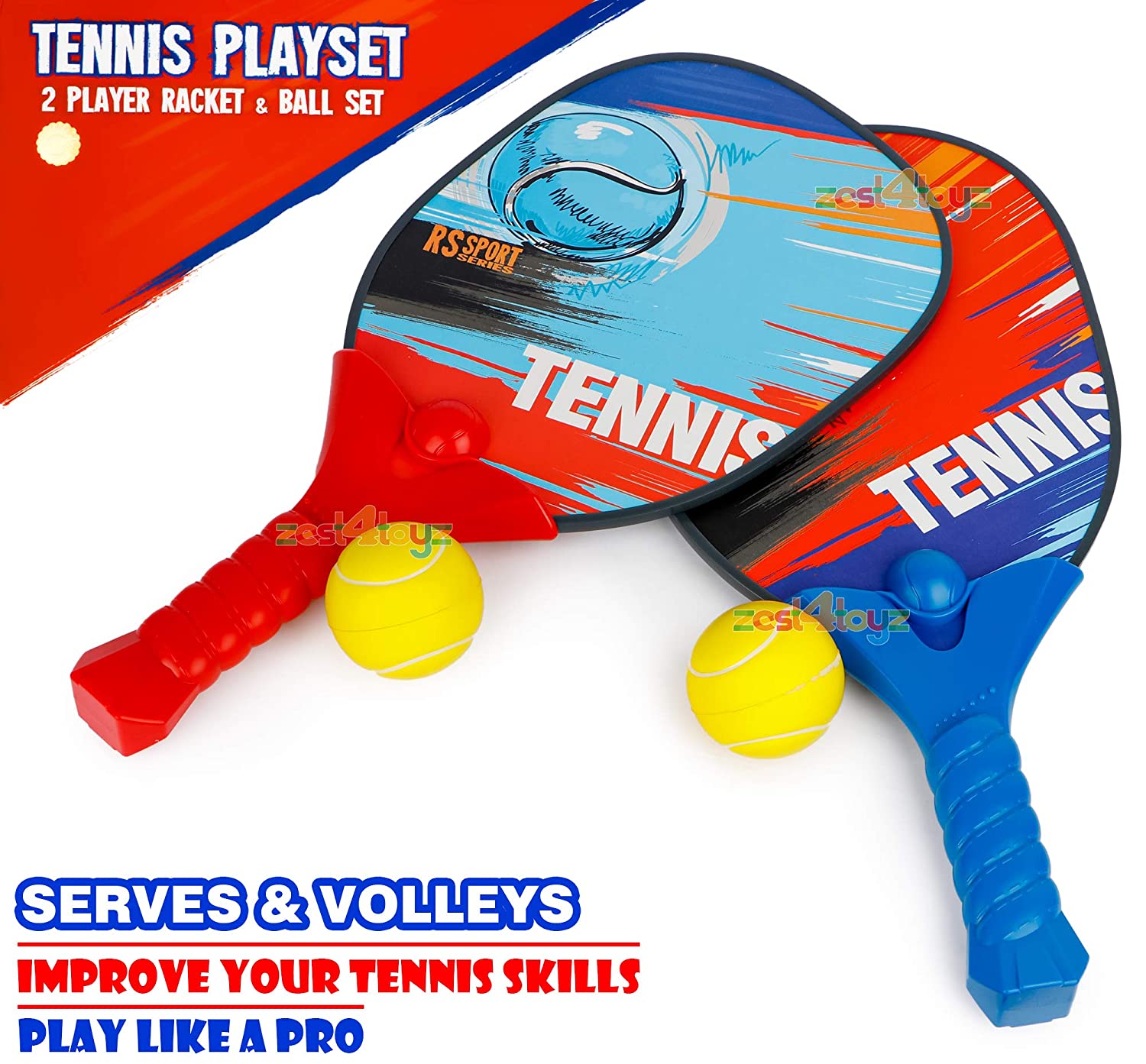 RS0953 2PC TENNIS RACKET– KidsROAR
