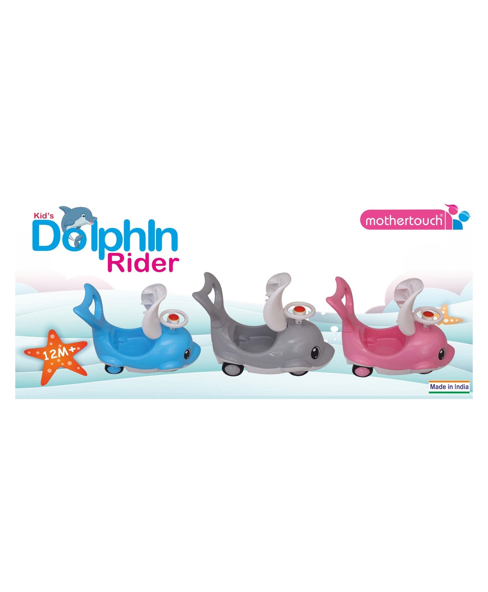 Dolphin Rider Manual Push Ride On– KidsROAR