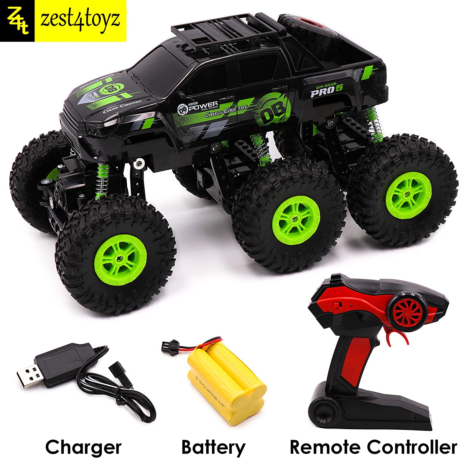 6 Wheel Rock Crawler SUV Monster Truck | 4*4 ROCK CRAWLER– KidsROAR