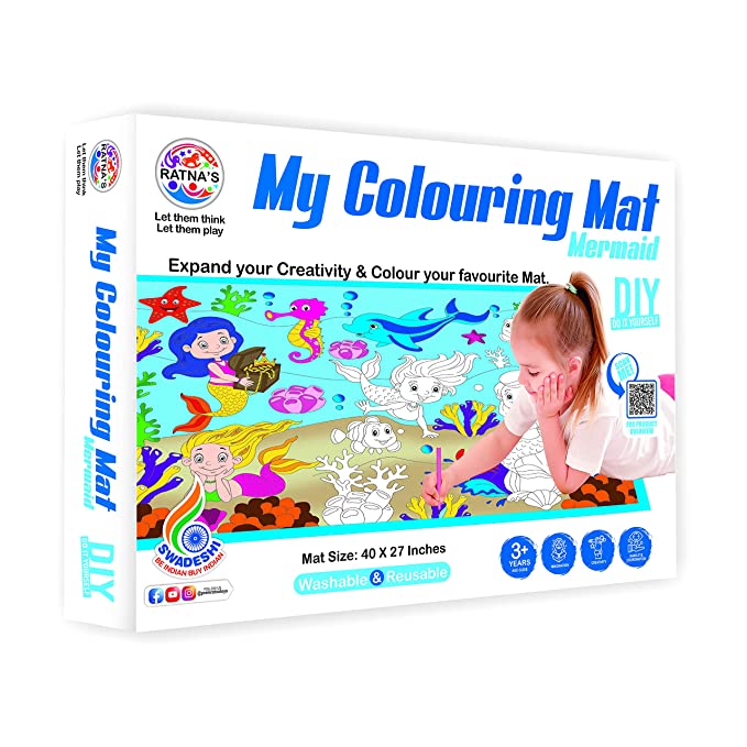 My Colouring MAT for Kids Reusable and Washable. Big MAT for Colouring ...