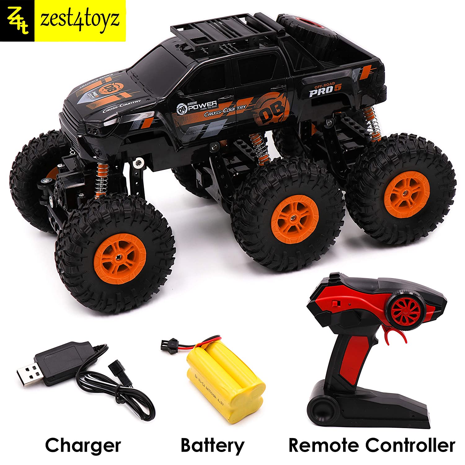 6 Wheel Rock Crawler SUV Monster Truck | 4*4 ROCK CRAWLER– KidsROAR