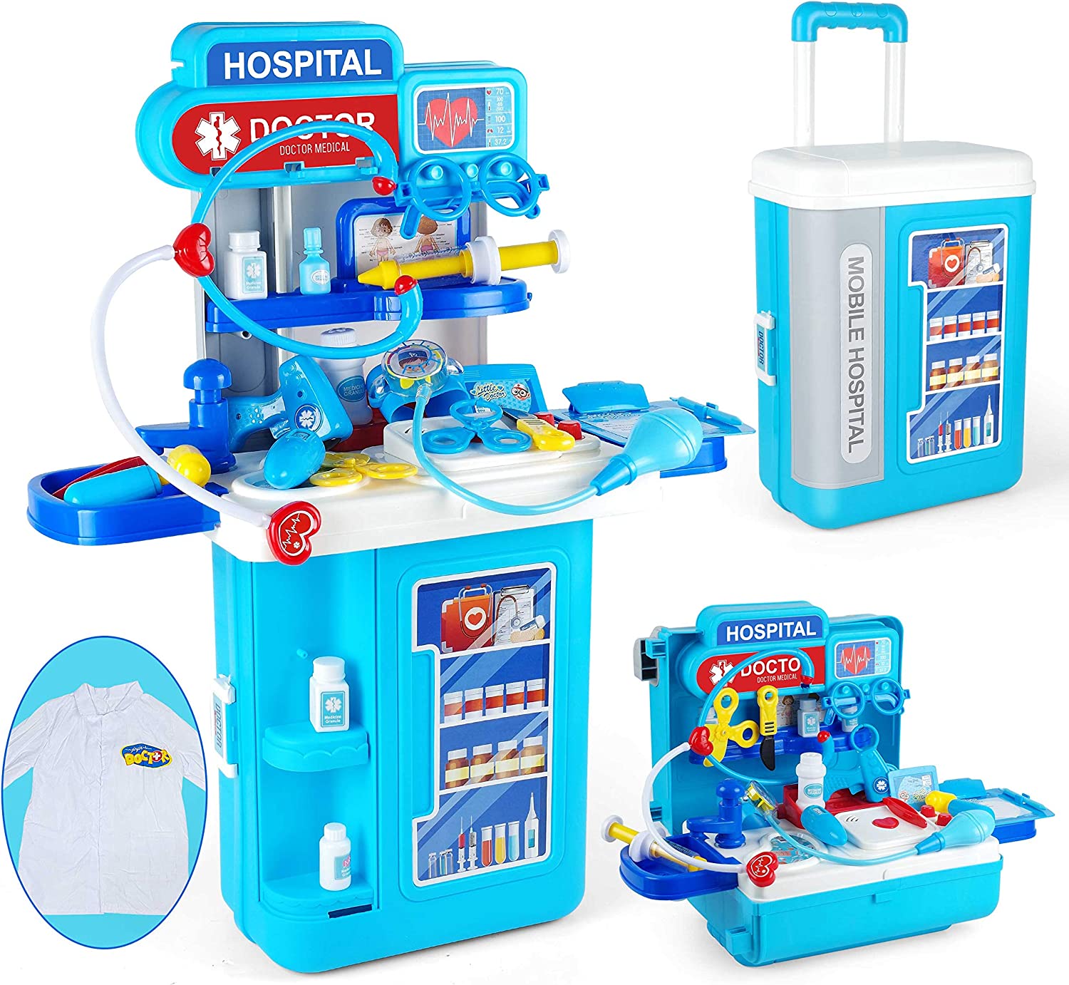 Doctor Tool Kit for Kids Doctor Pretend Play Toys | 8390 DOCTOR SET ...