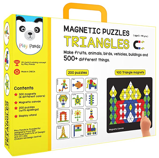 Magnetic Puzzles Triangles | INT212 MAGN PUZZLE MIX SR– KidsROAR