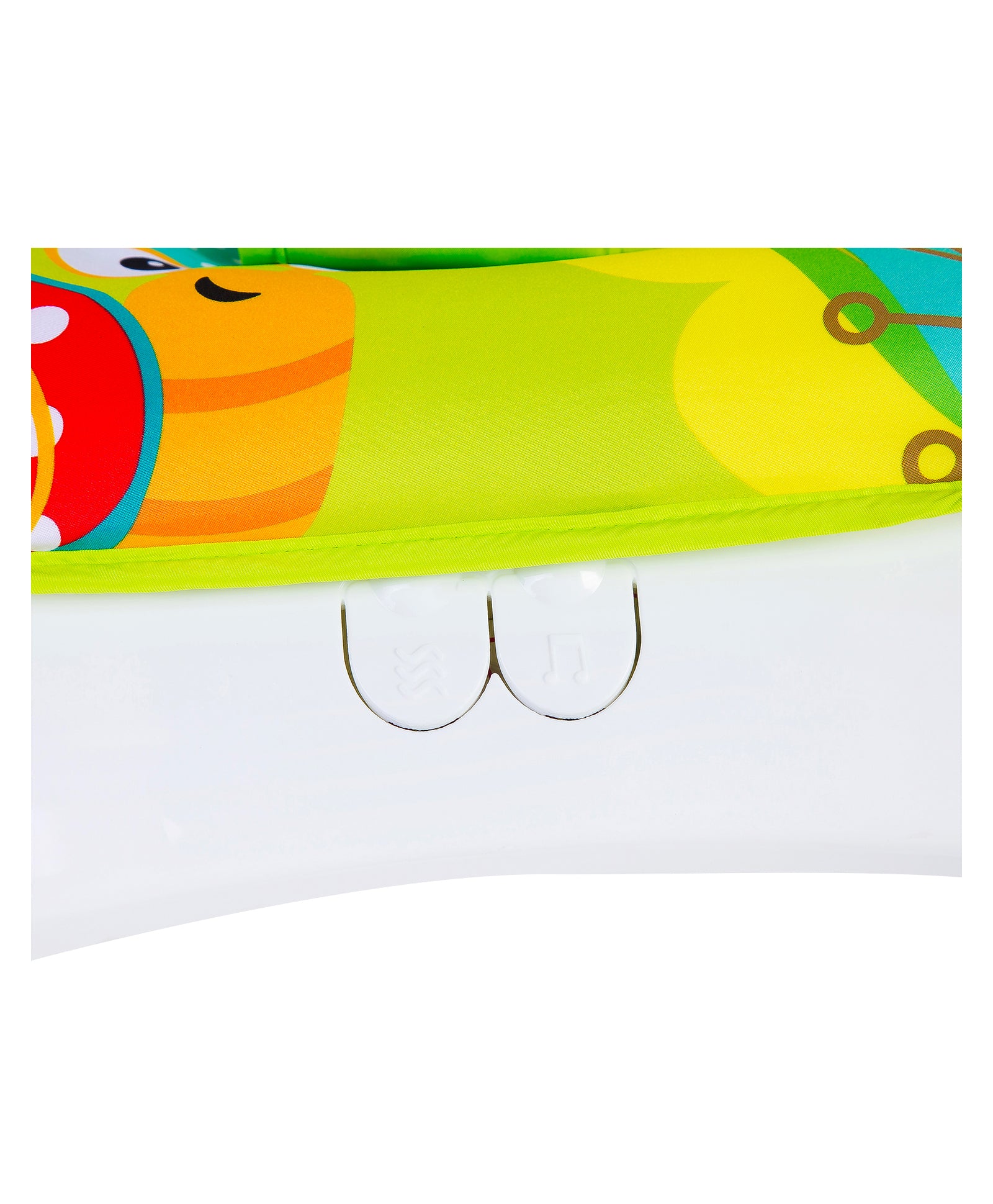 New Born To Toddler Portable Rocker With Toy Bar - White Multicolour ...