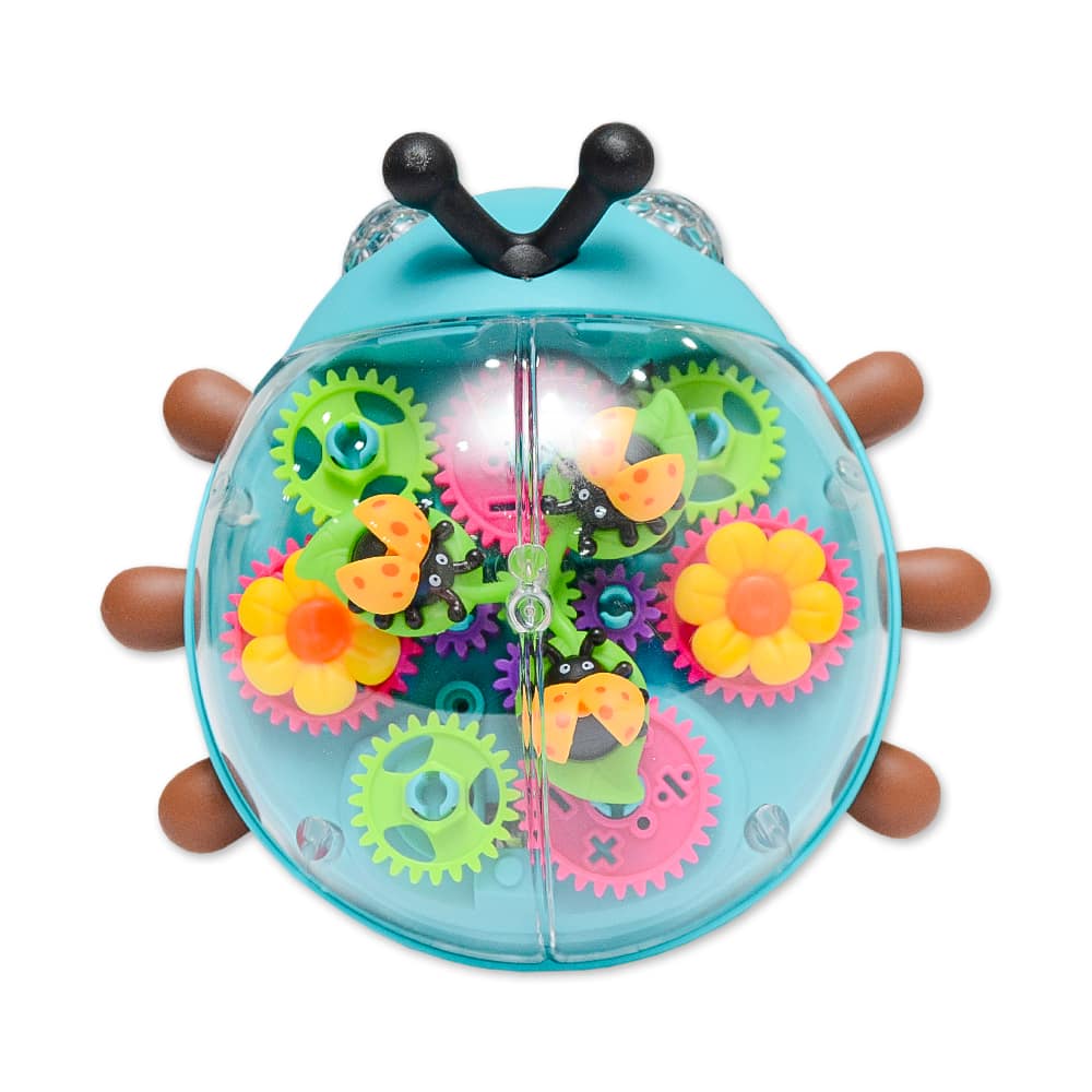Ladybug Toy with 3D Lightning, Music || LOYJ3039 GEAR LADY BUG– KidsROAR