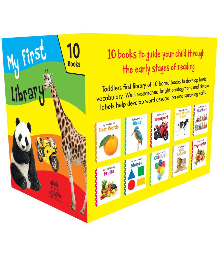 My First Library: 10 (6*6 Inch) Best-Selling Board Books in a Box-Set ...