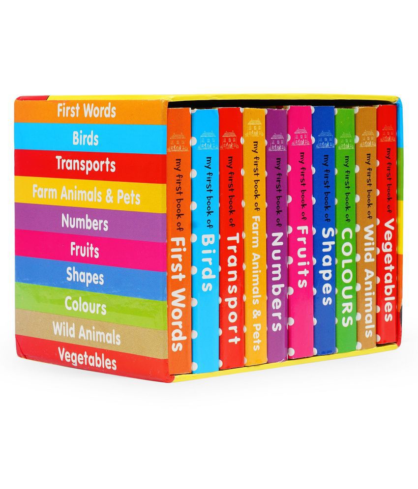 My First Library: 10 (6*6 Inch) Best-Selling Board Books in a Box-Set ...