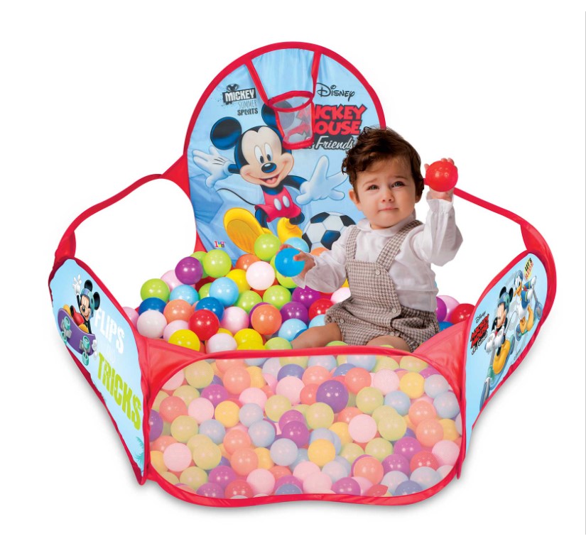 Mickey Mouse Ball Pool With Tent House With 50pcs Ball– KidsROAR