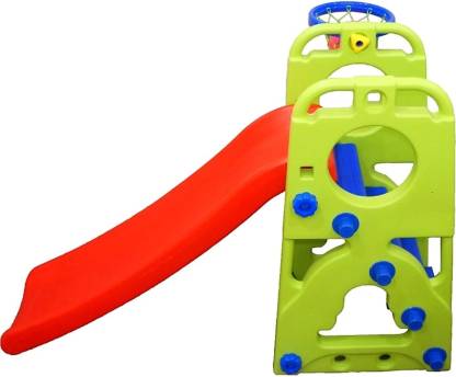 2 in 1 Happy Slide with Basket Ball Hoop | INT357 BABY TOY SLIDE HAPPY ...