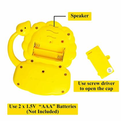 Lion Musical Toy with Light & Sound || MUSICAL LION BOX– KidsROAR