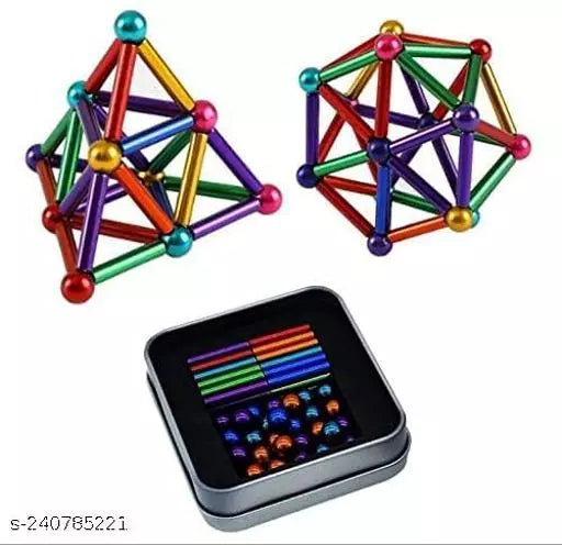 Magnetic Sticks and Balls Building Blocks Toys || LO1704/MAGSTK || MAG ...