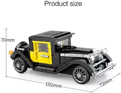 Vintage Car Model Building Block Brick Set Kit Building Bricks and Toy ...